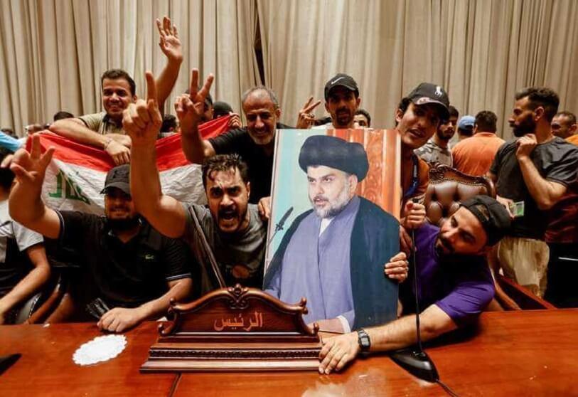 The Sadr movement's occupation of the Iraqi parliament